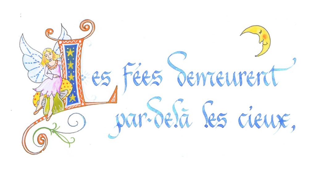 CalligraFée - Jane Sullivan - calligraphie, enluminure, art féerique, harpe celtique