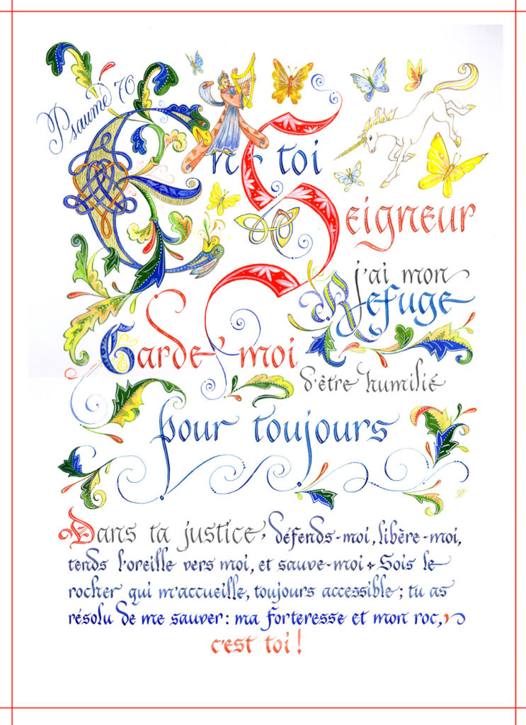 Stages 2021 de Calligraphie, Lettres Enluminées et Art Fantastique ...